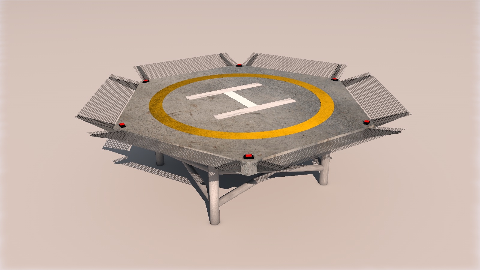 3d pad helipad