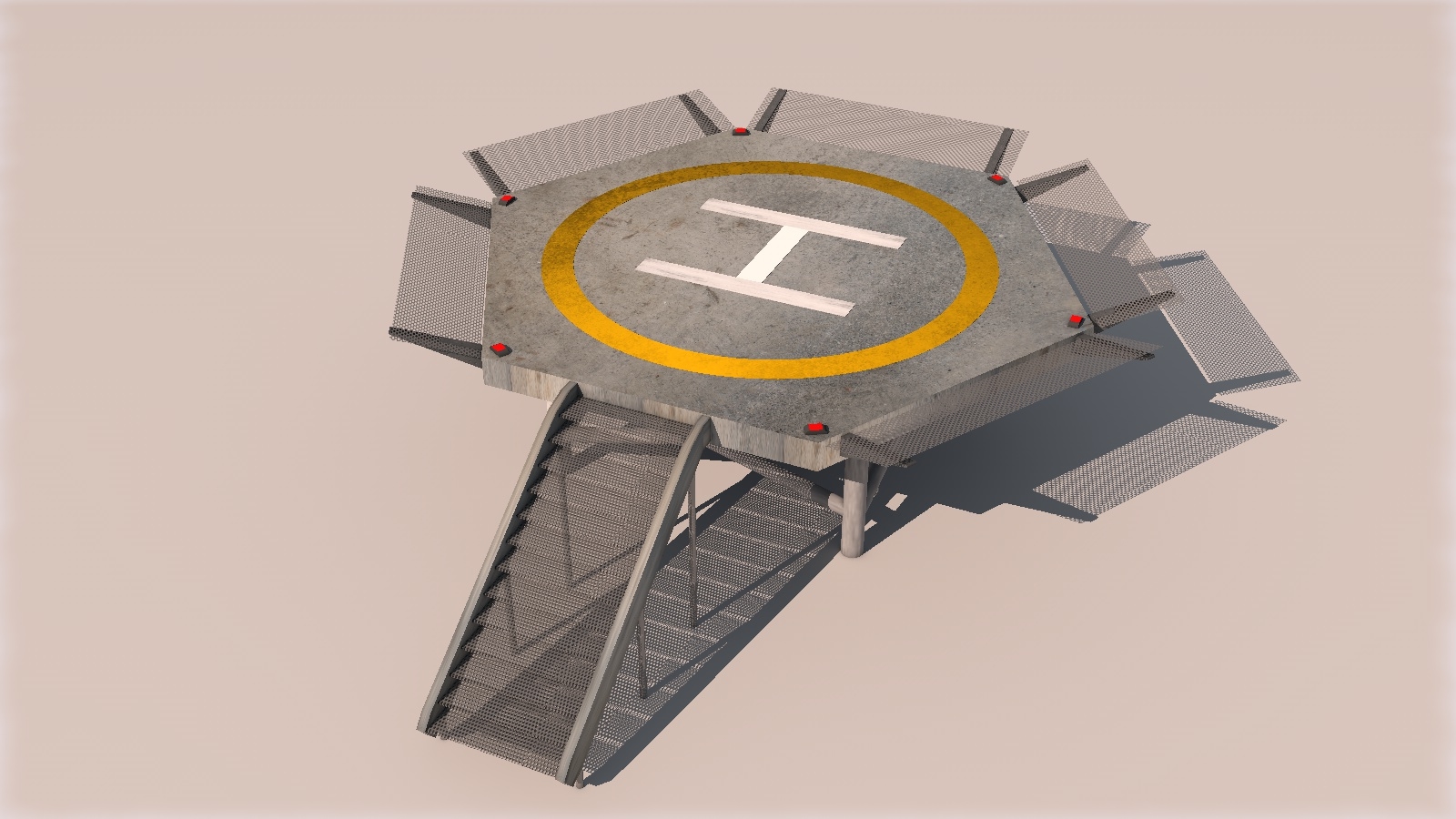 3d pad helipad