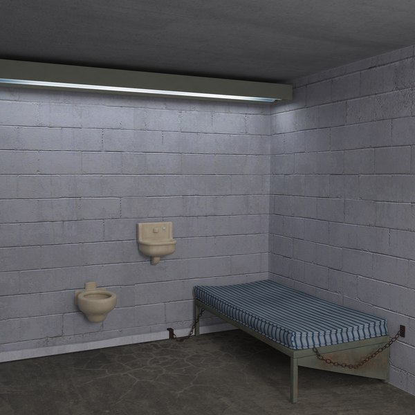 3d model prison cell