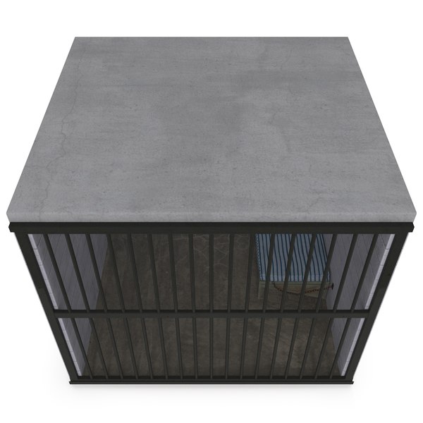 3d model prison cell