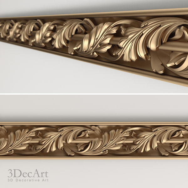 3d model decorative molding