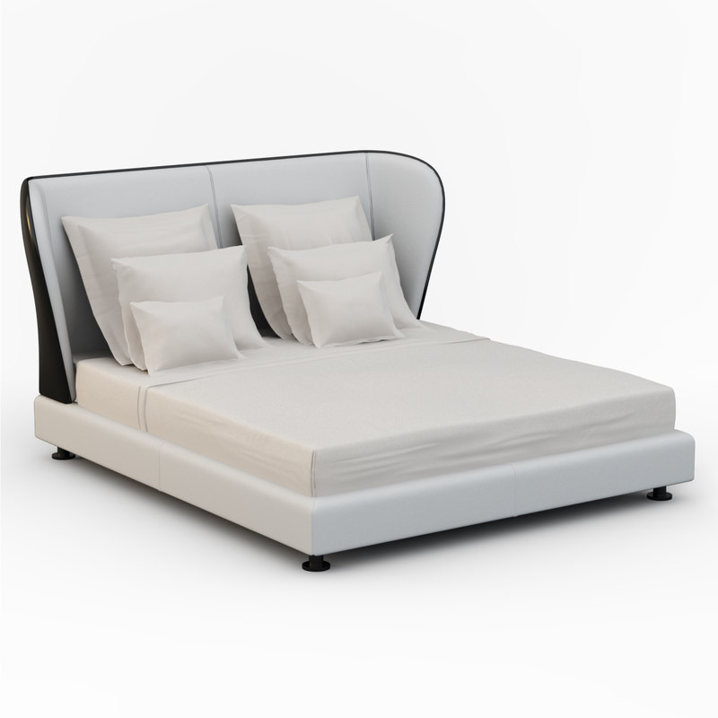 3ds max bed giorgetti rea