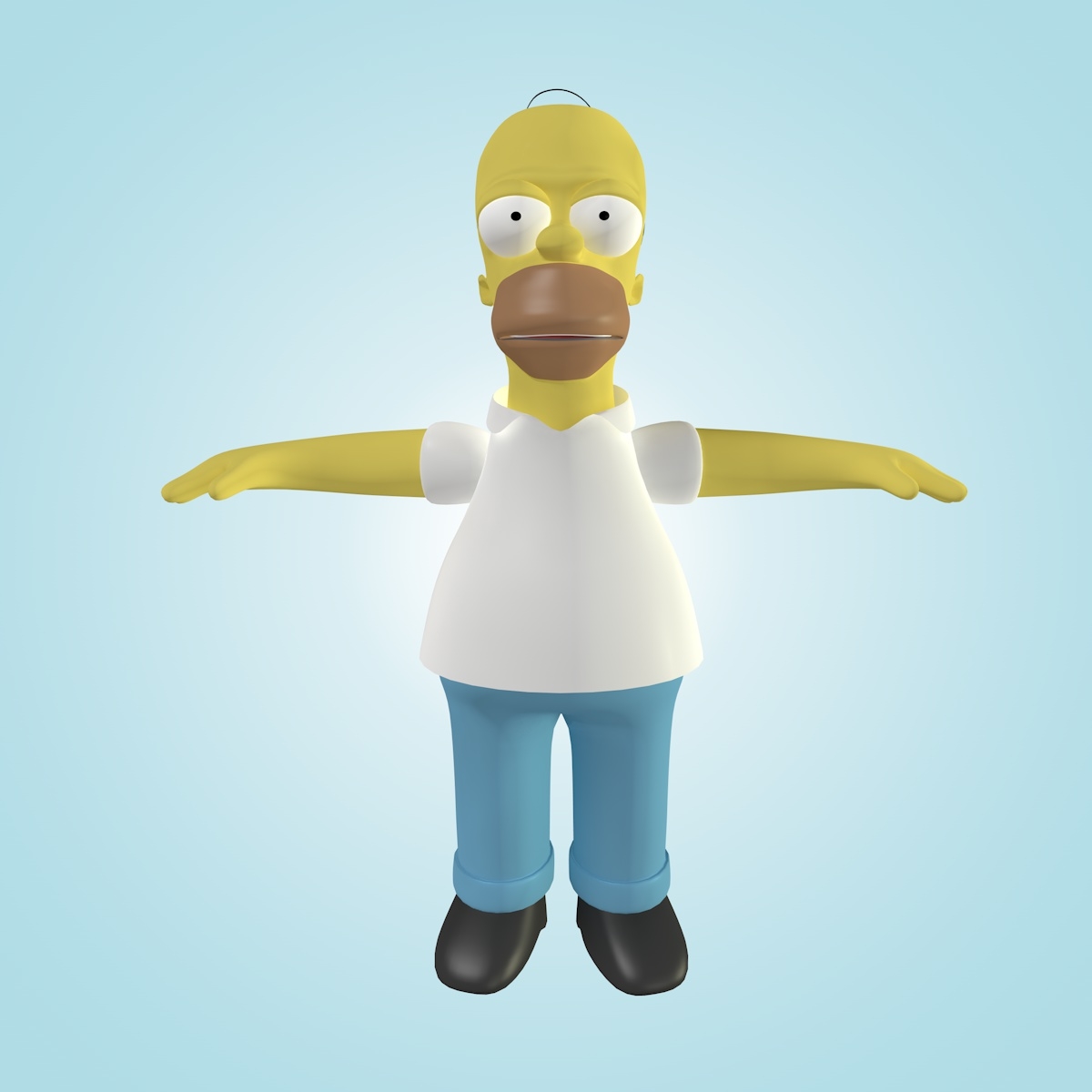 3d homer simpson cartoon animation