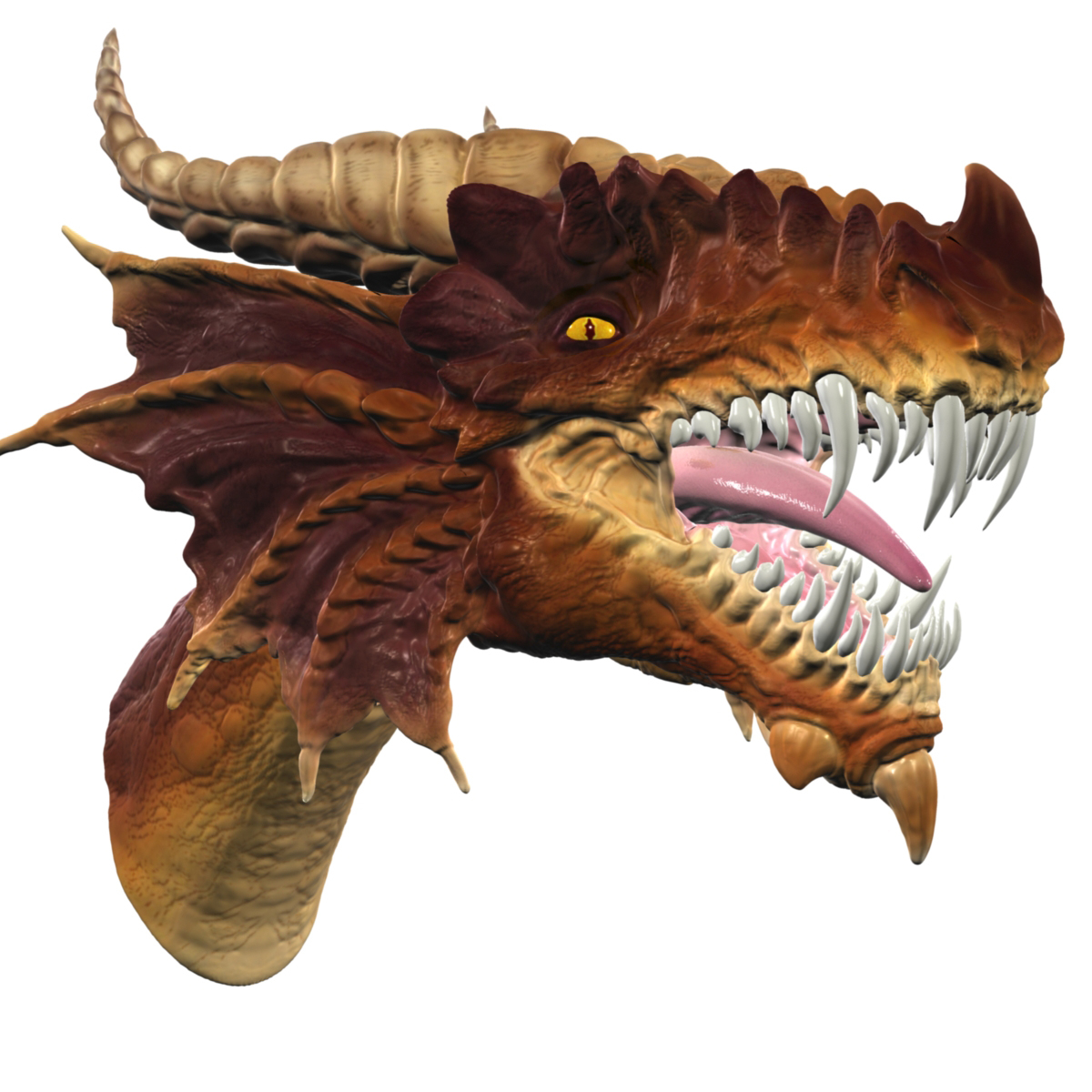 3d dragon head