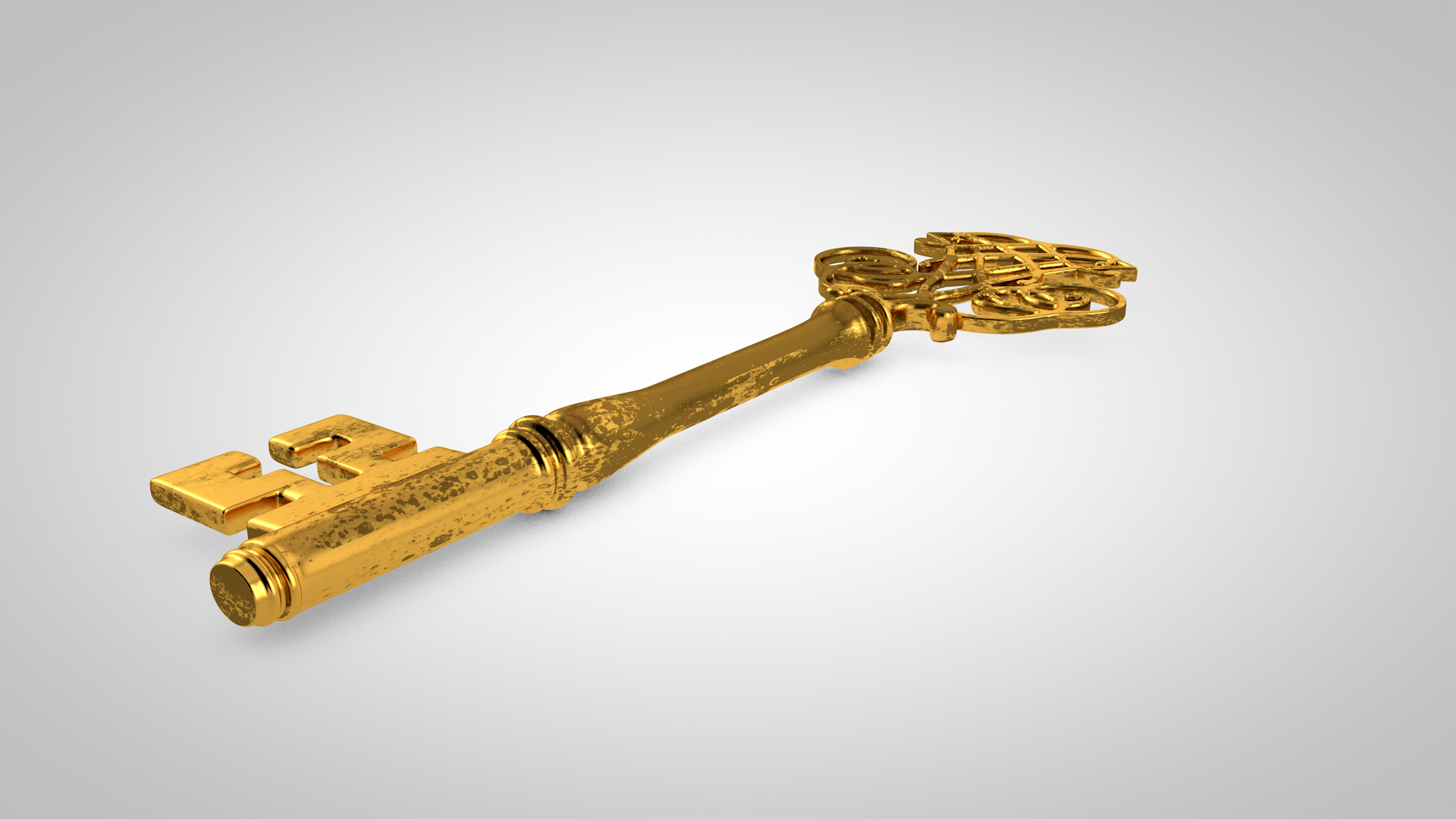 skeleton key 3d model