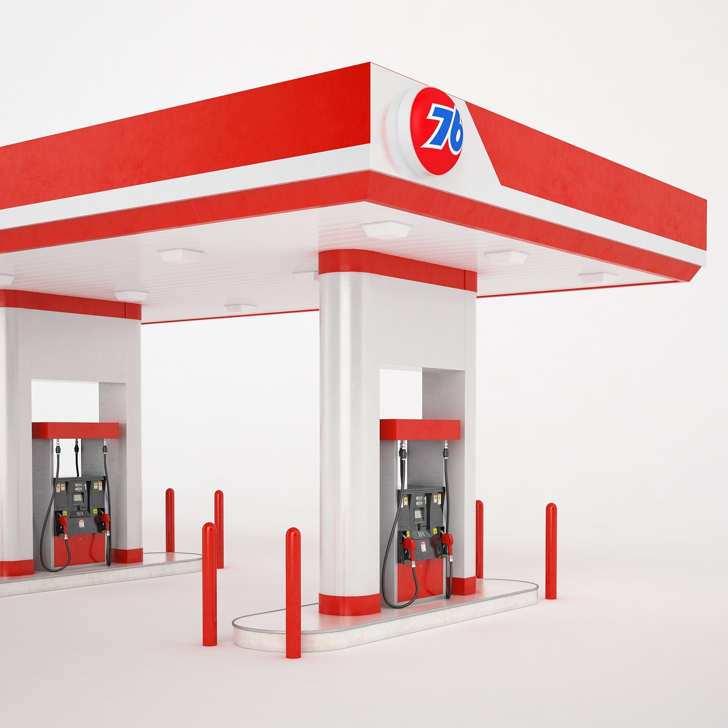 Tankstelle 02 3D-Modell - TurboSquid 901600