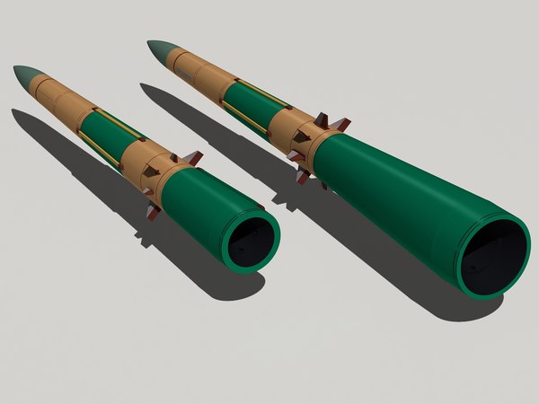 9m83 missiles s-300v 3d model