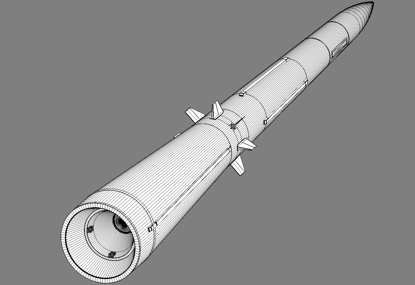 9m83 missiles s-300v 3d model