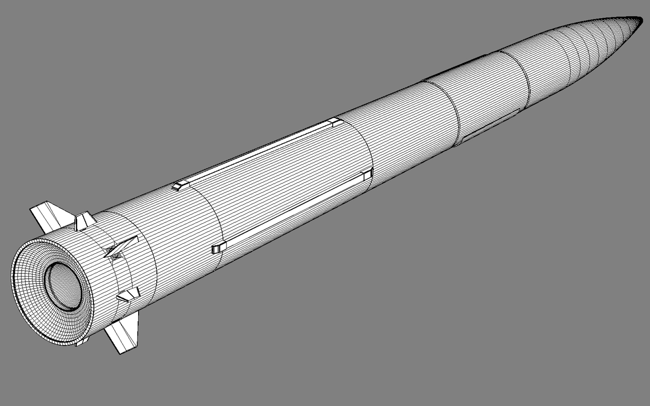 9m83 missiles s-300v 3d model