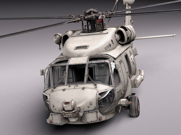 3d max sikorsky hawk 60