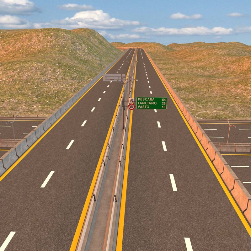 modèle 3D de Autoroute - TurboSquid 721893