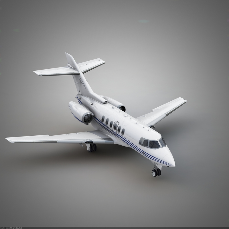 modelo 3d Hawker 800xp - TurboSquid 902227