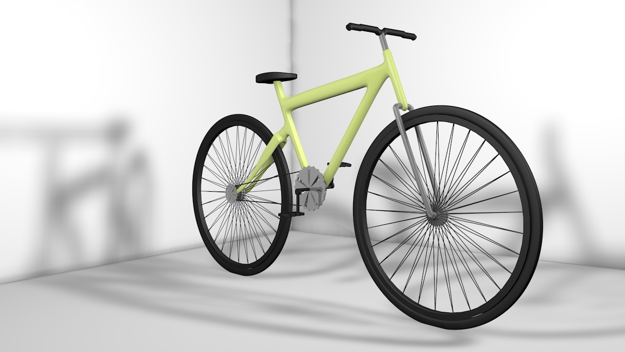 3d bike simple