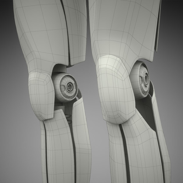 3d ged male android model