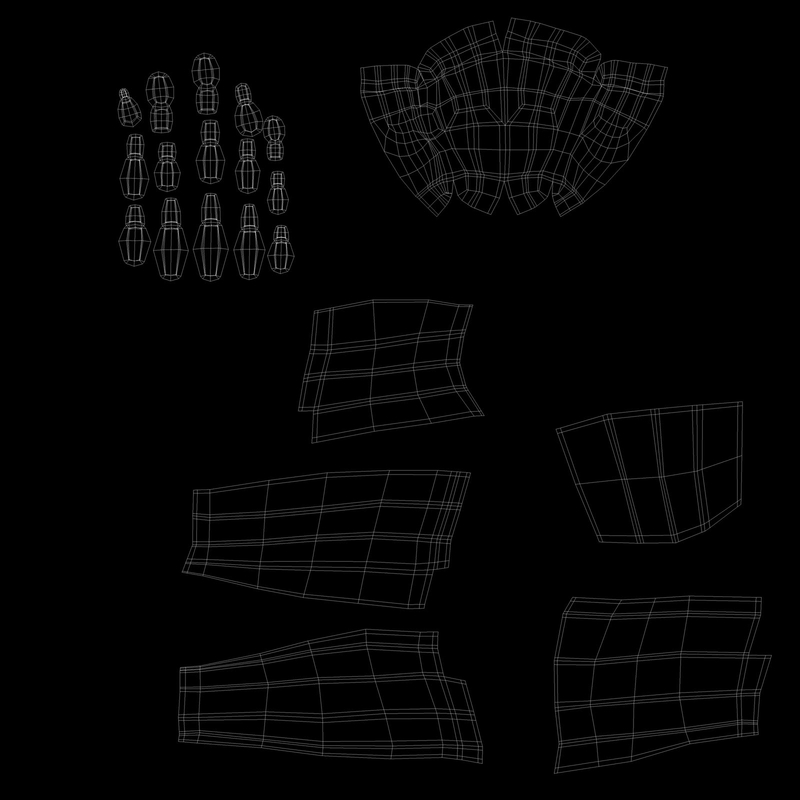 3d ged male android model