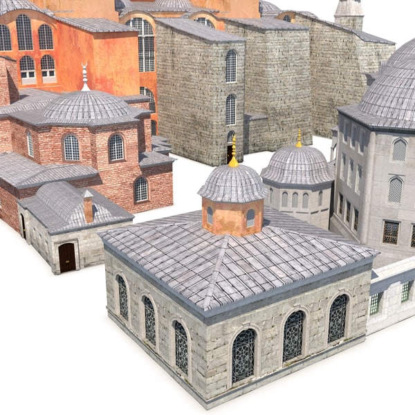 3d model hagia sophia 2