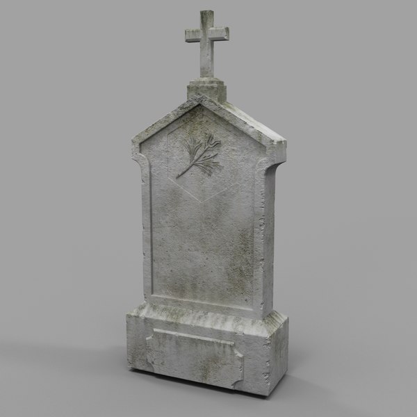 3d gravestone grave
