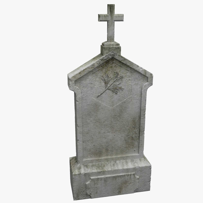 3d gravestone grave