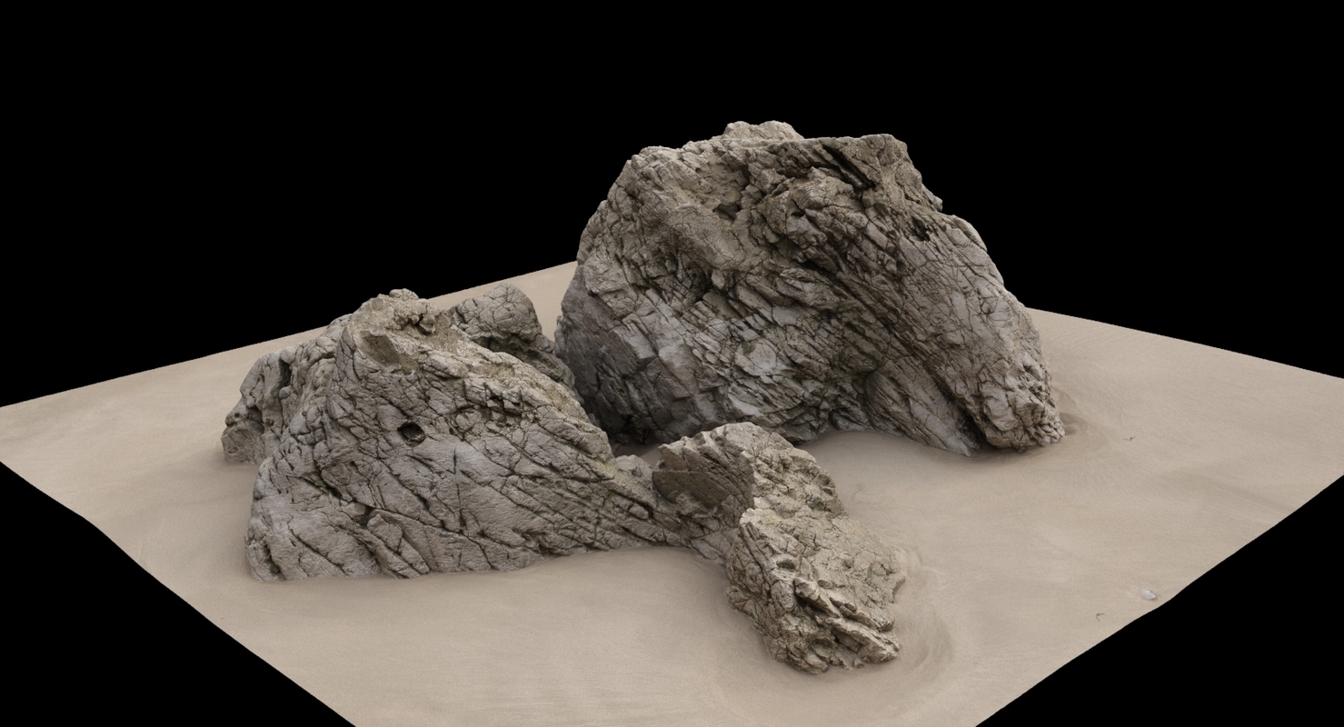 3d scan rock