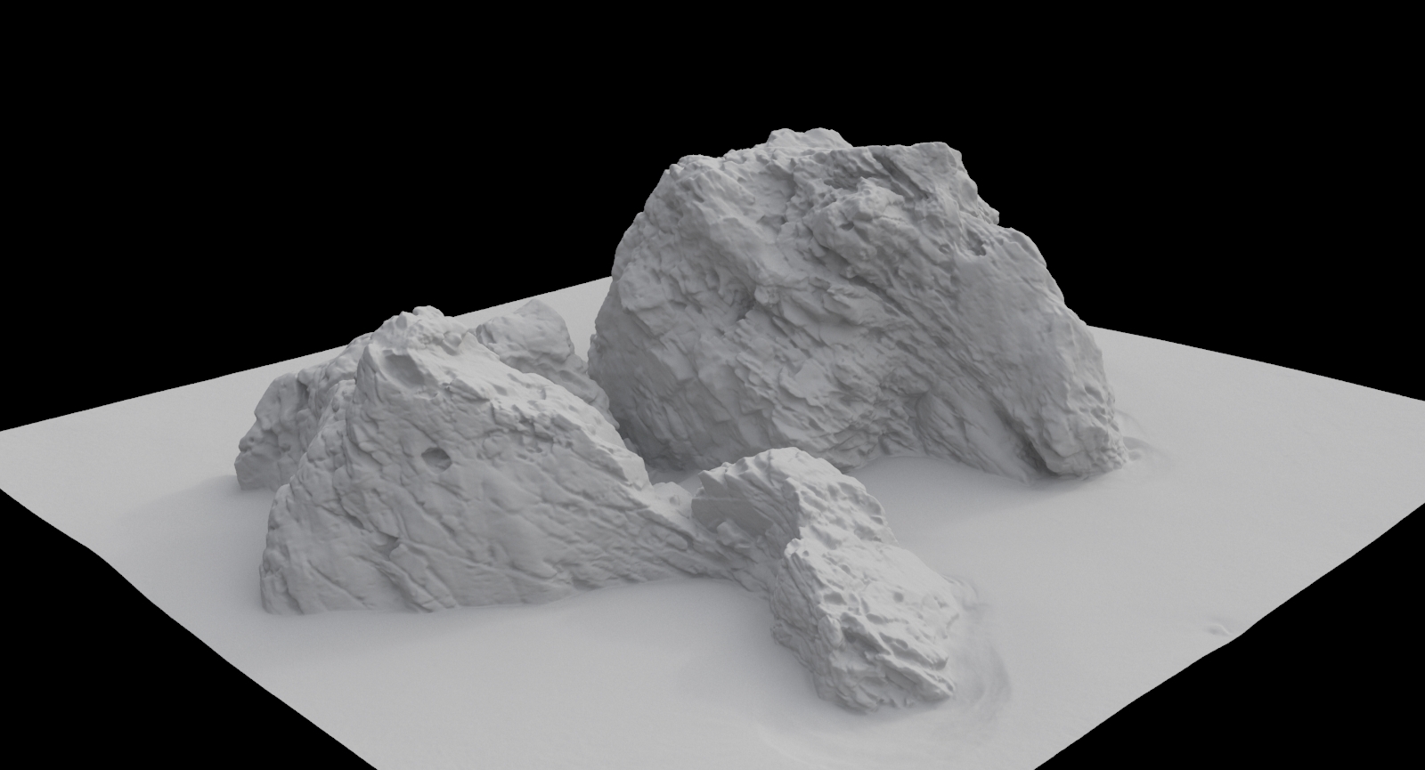 3d scan rock