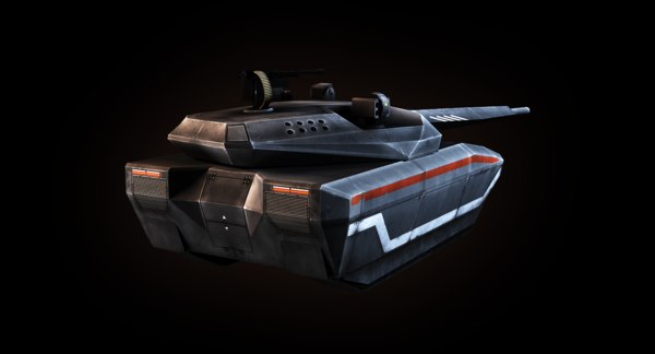 3d polish concept tank model