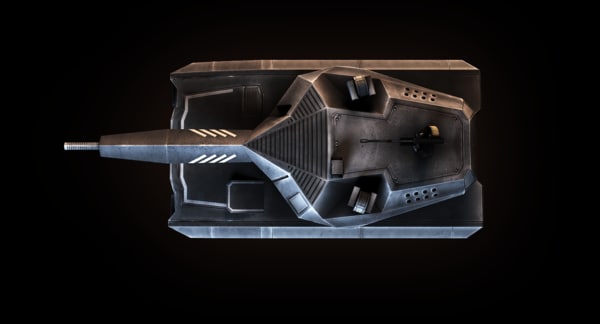 3d polish concept tank model