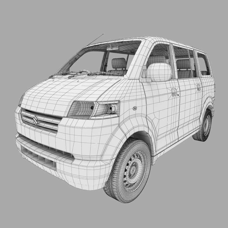 3d exterior suzuki apv 2011