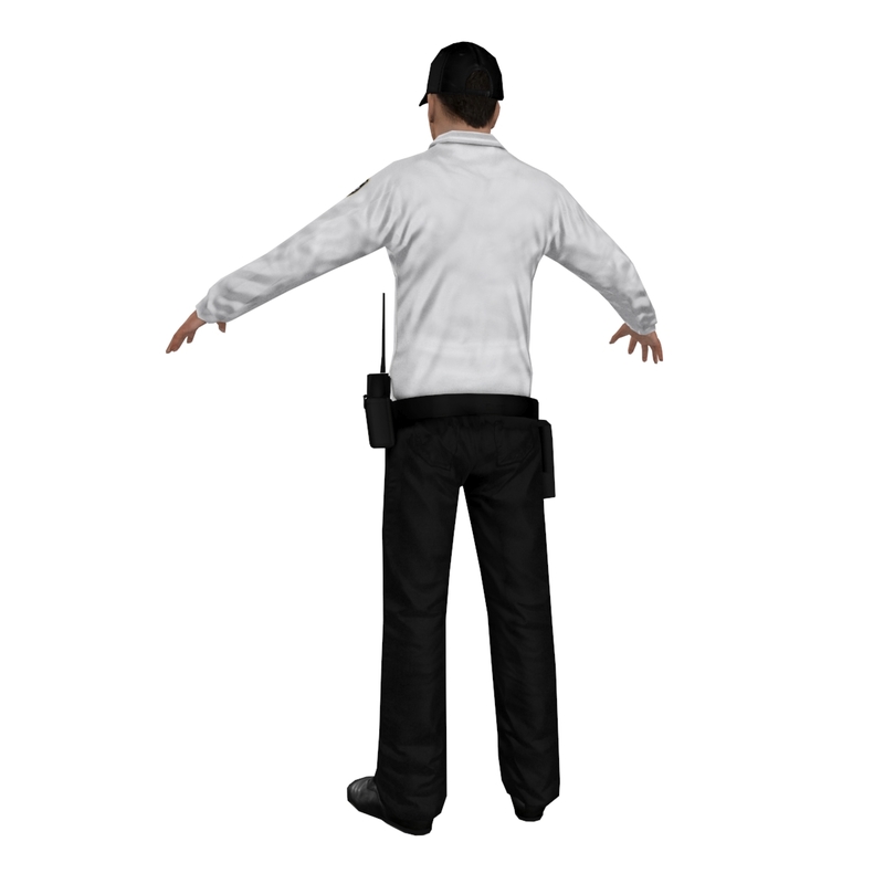security agent 3d model