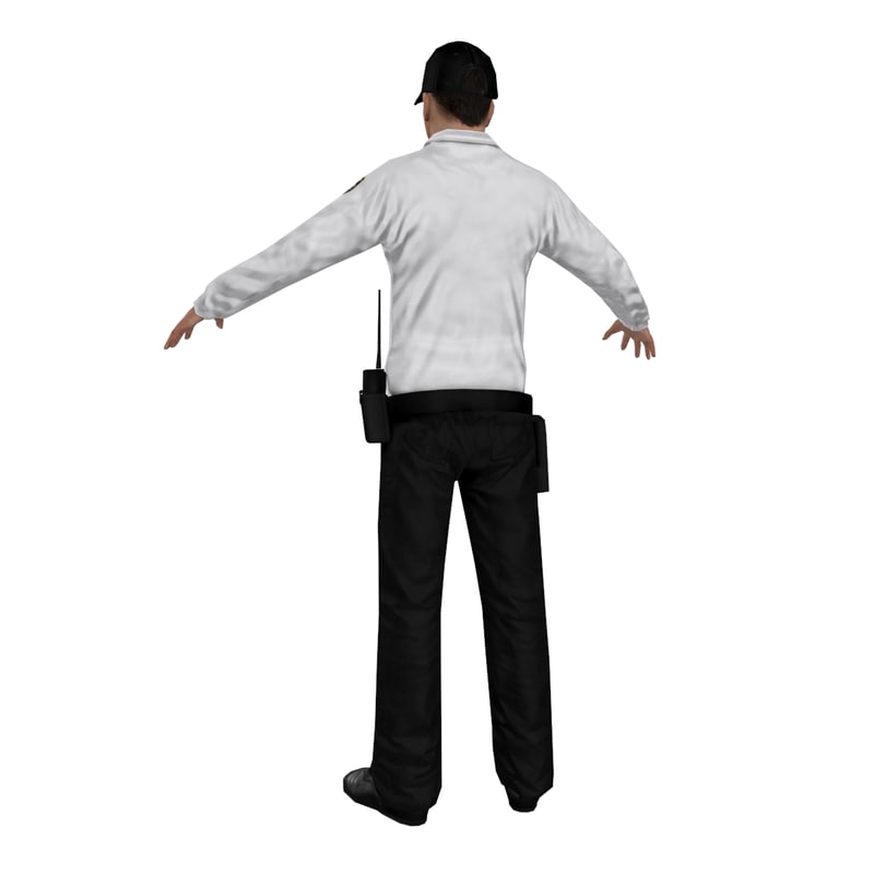 security agent 3d model