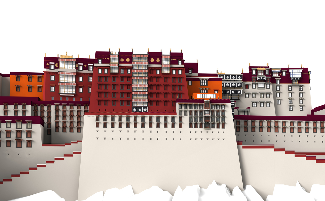 3d potala palace model