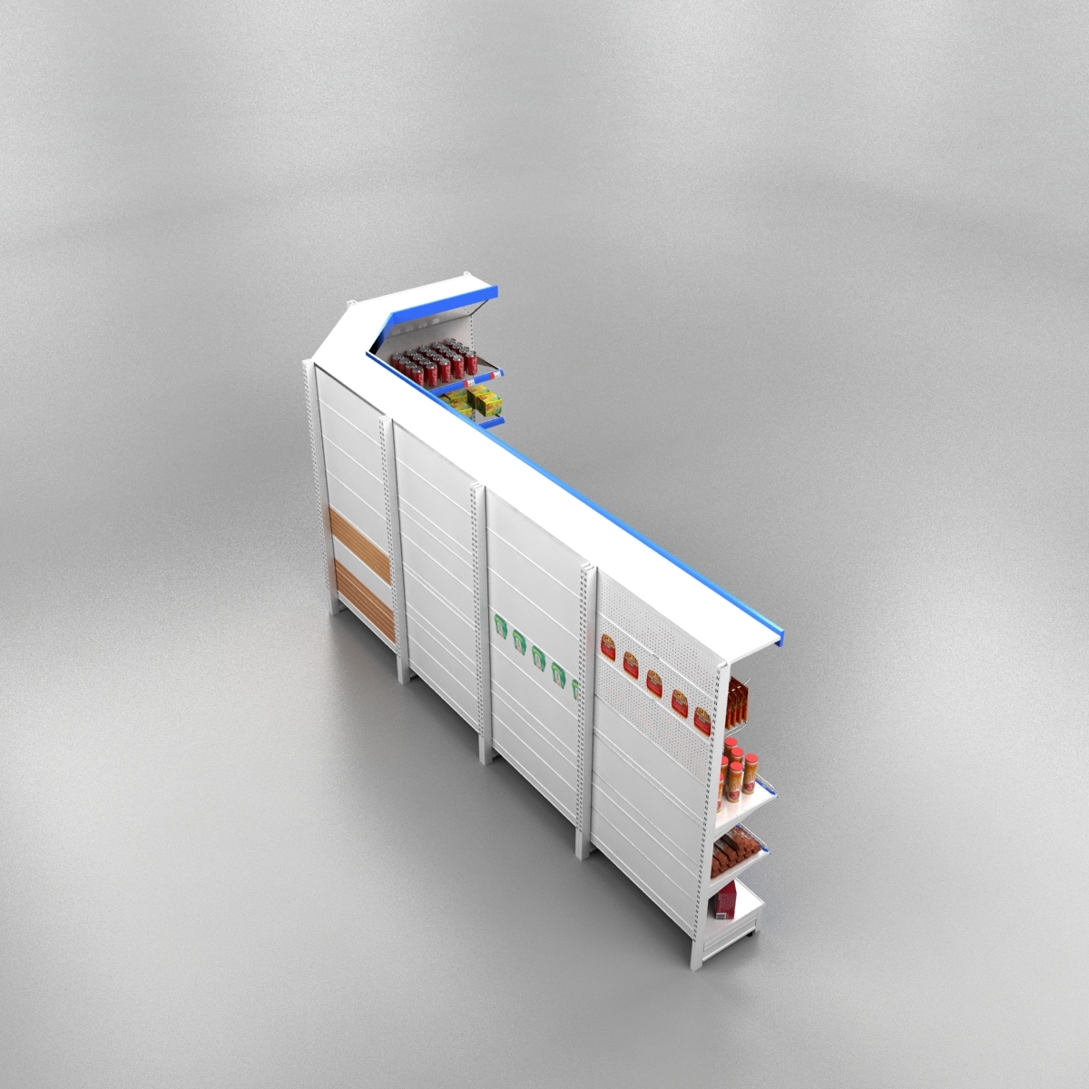 3d model shelves products