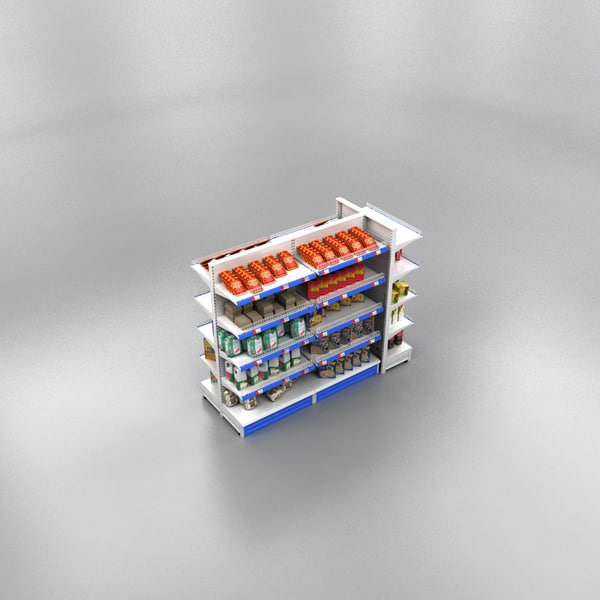 3d model shelves products