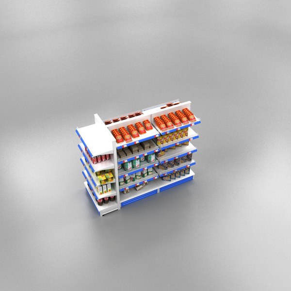 3d model shelves products
