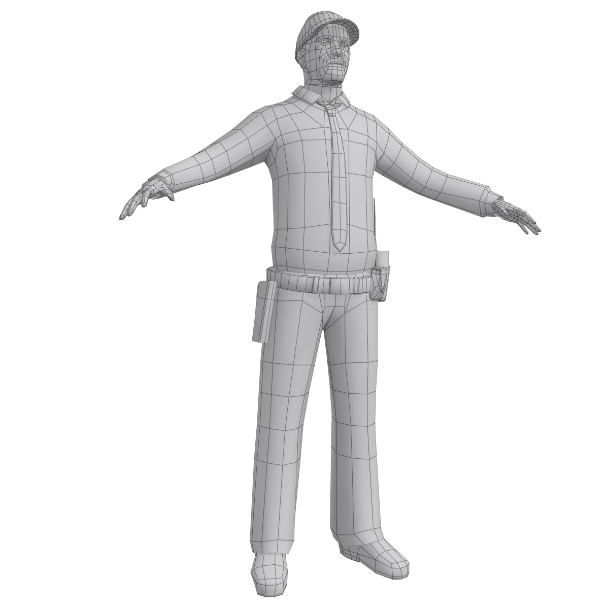 security agent 3d model