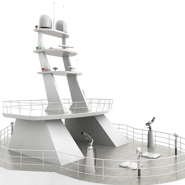 3d ship port model