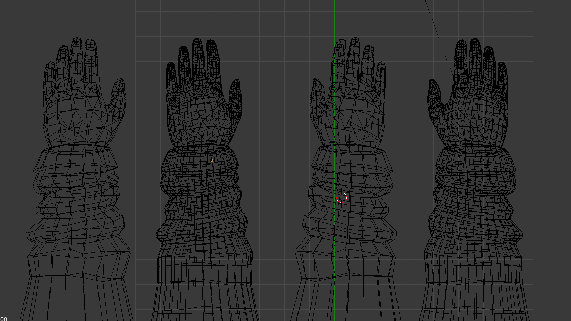 3d model hands first-person