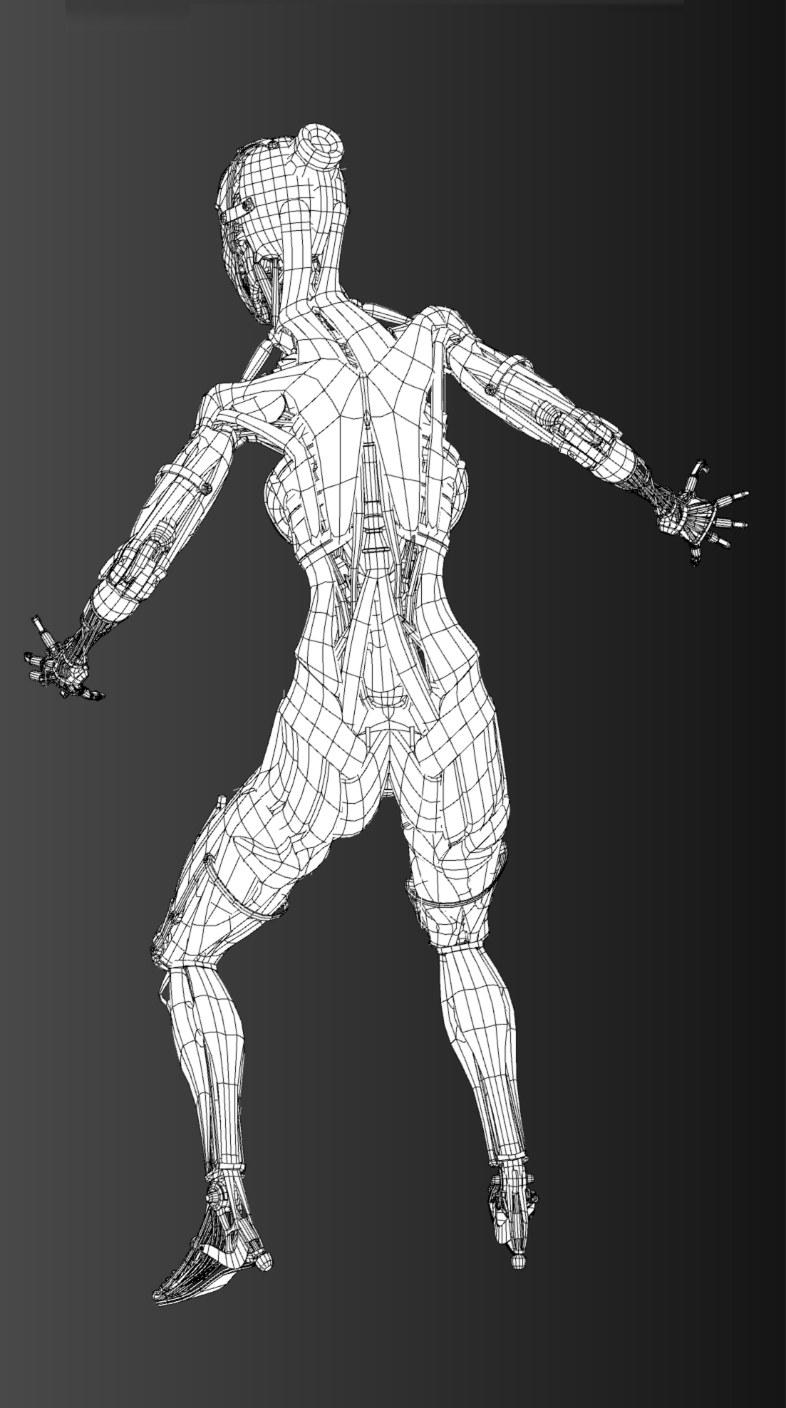 robot anatomical 3d max