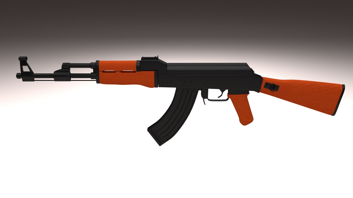ak 47 3d model