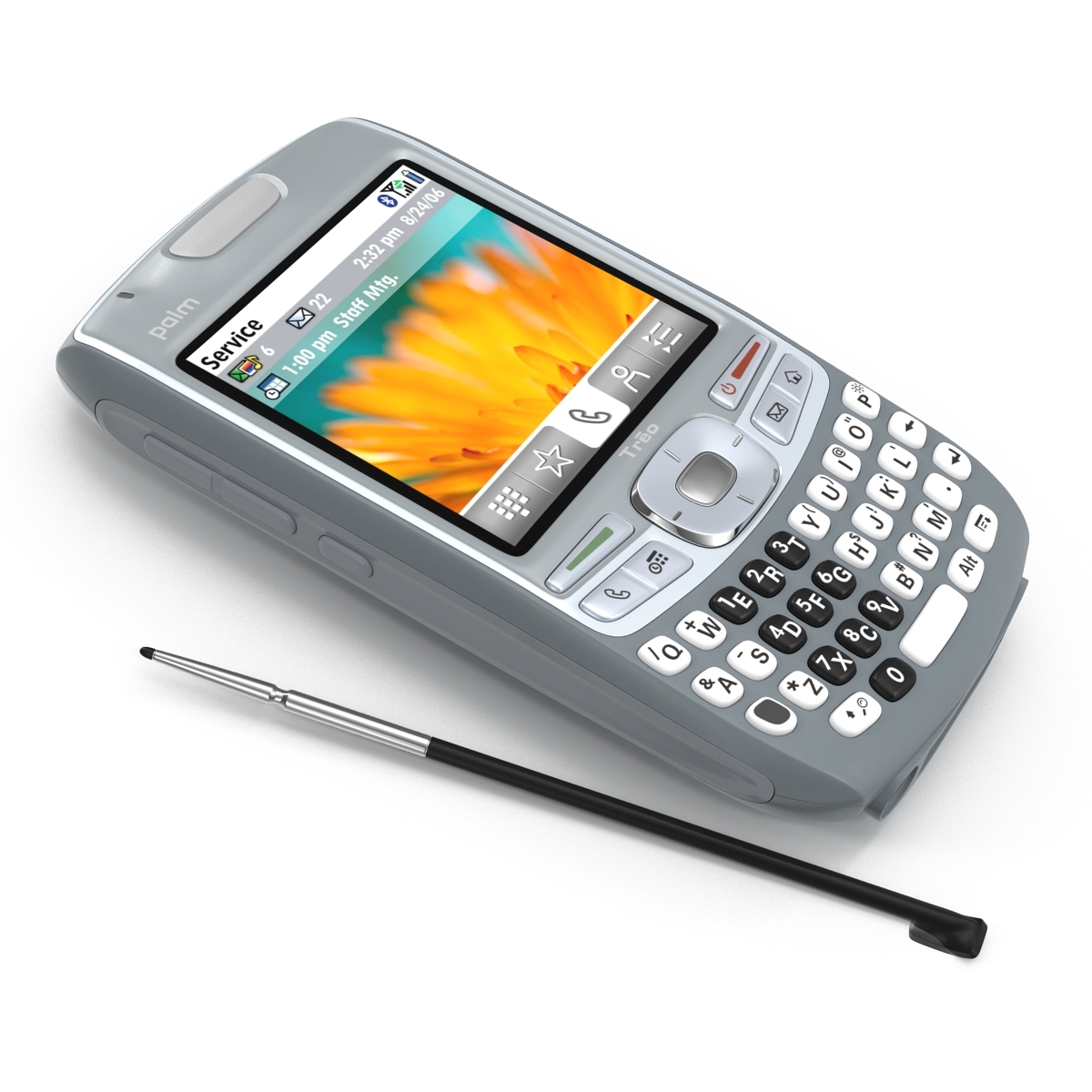 palm treo 680 modeled 3d model
