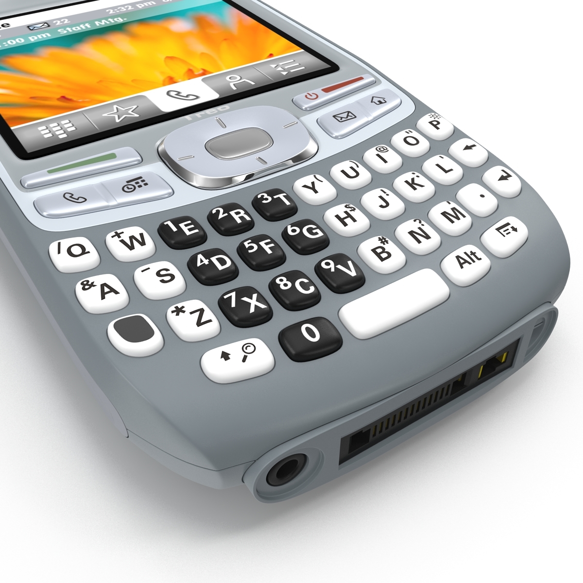 palm treo 680 modeled 3d model