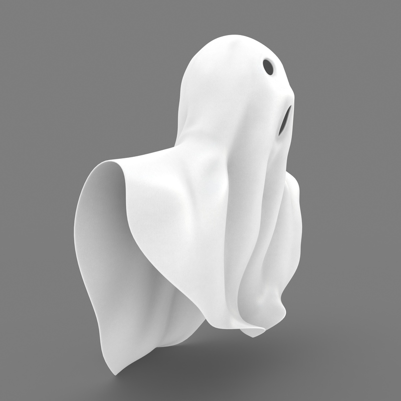 ghost ready 3d model