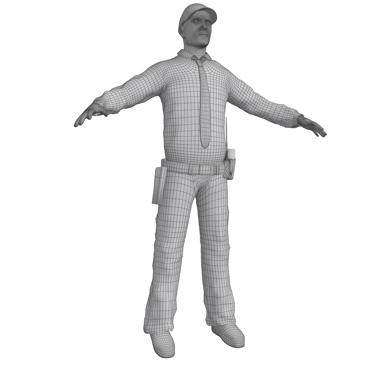 3d rigged security