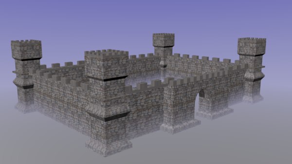 Castle Blender Models for Download | TurboSquid
