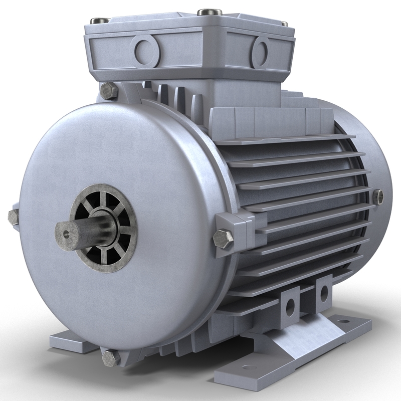 electric motor 3d model