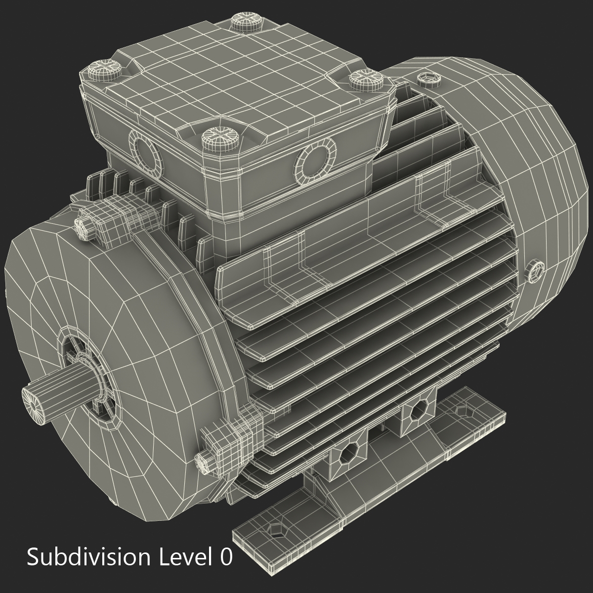 electric motor 3d model