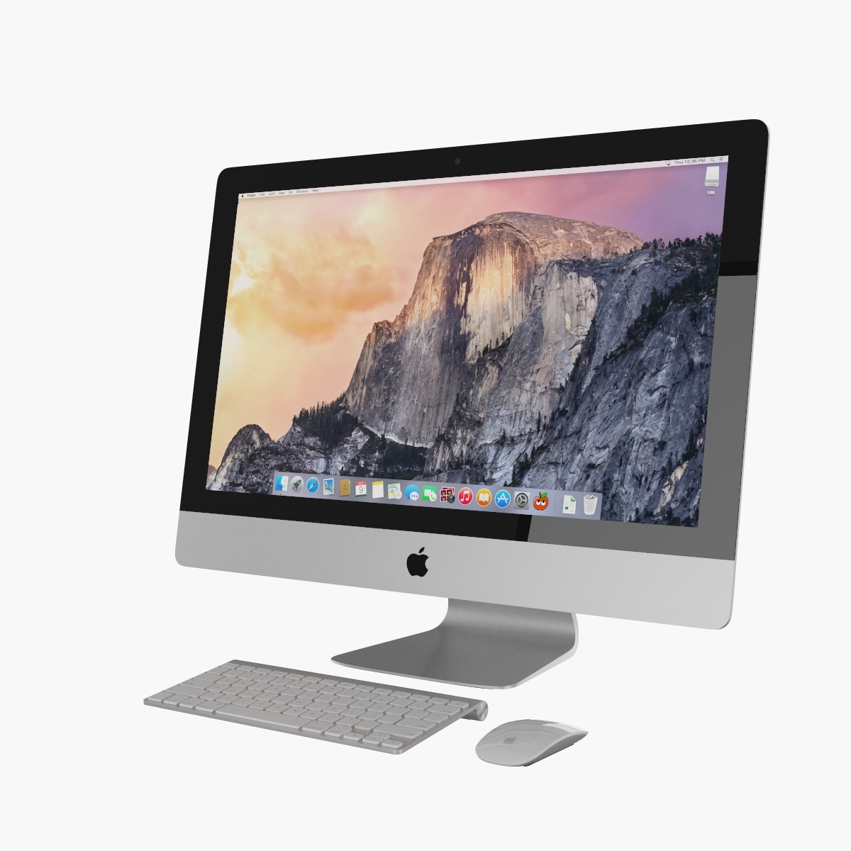 apple imac 27 3d model