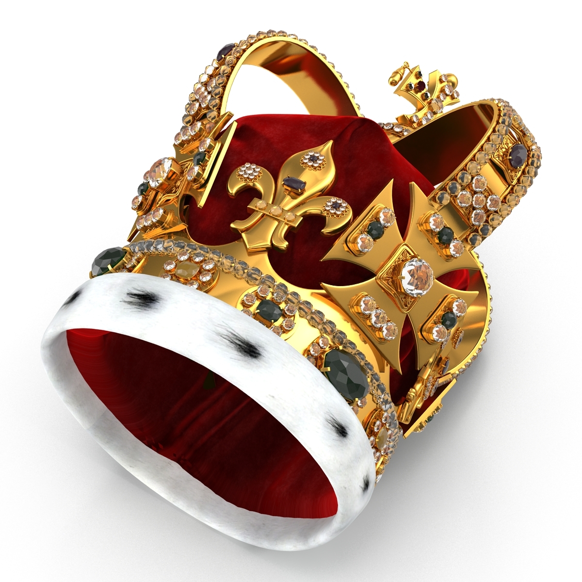 3d model st edwards crown