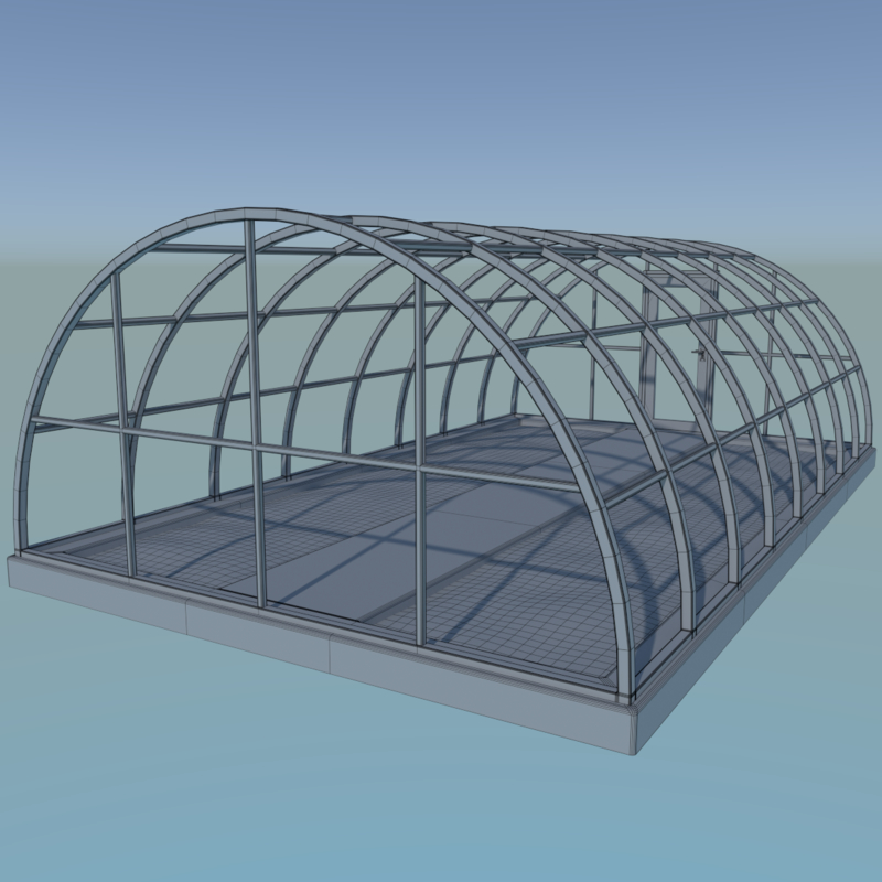 greenhouse green house 3d model