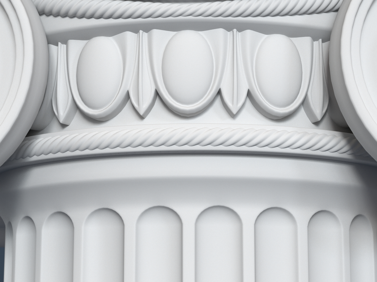 3ds max capital column
