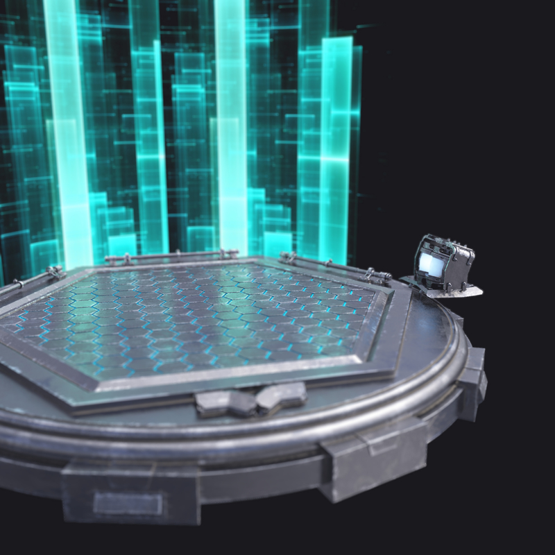 6 sci fi turntables obj